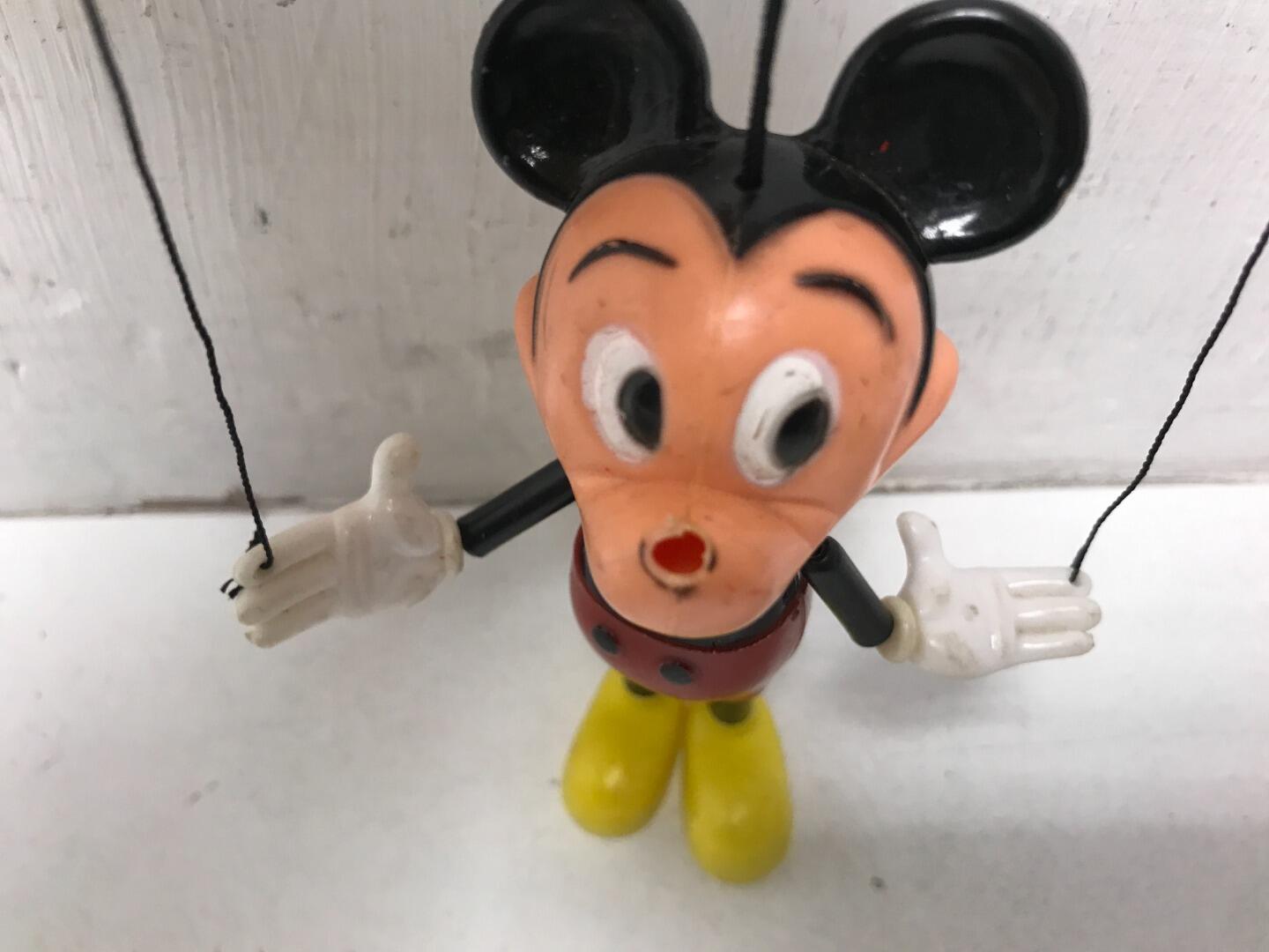 Vintage Disney Mickey Mouse String Puppet