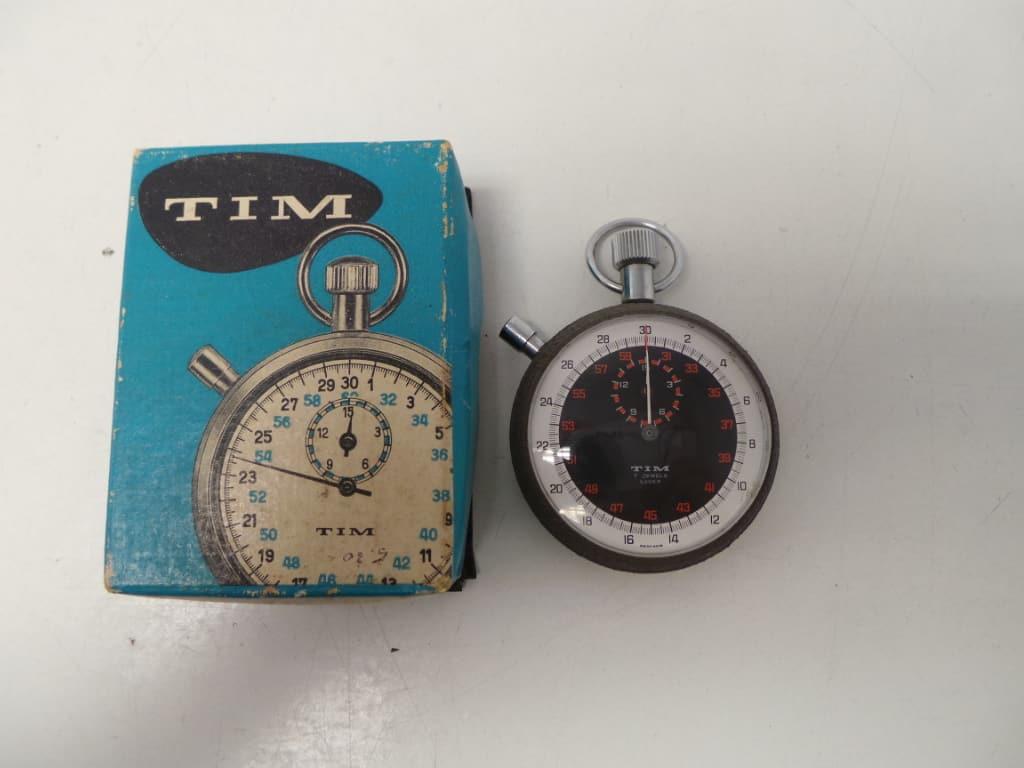 TIM 7 Jewel Stopwatch - Black Face