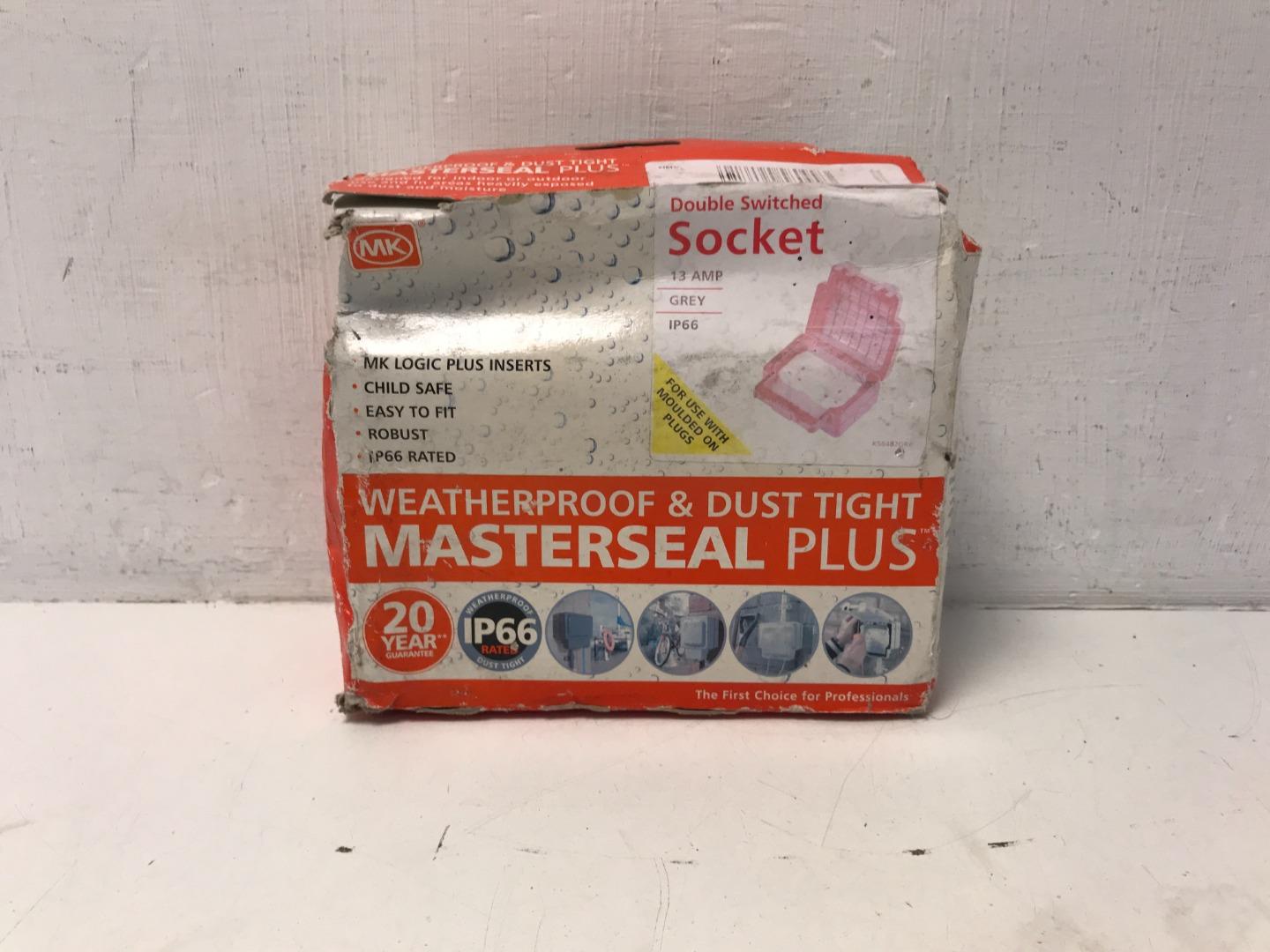 Outdoor Double Switched Masterseal Plus Socket by MK