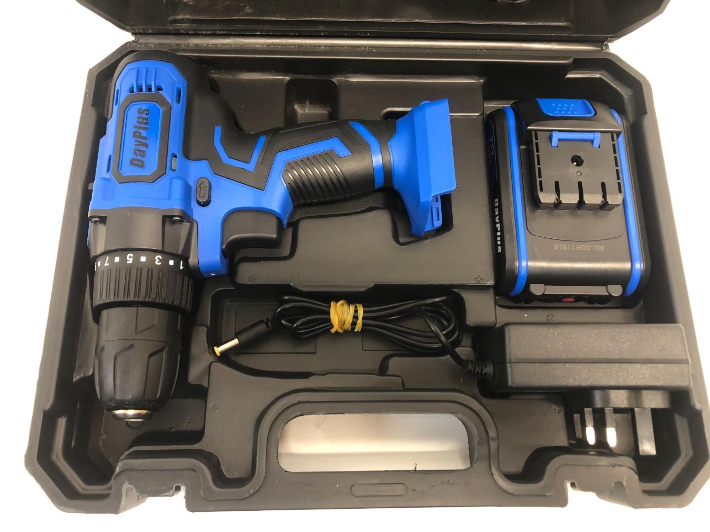 DayPlus Lithium Ion Cordless Drill Set
