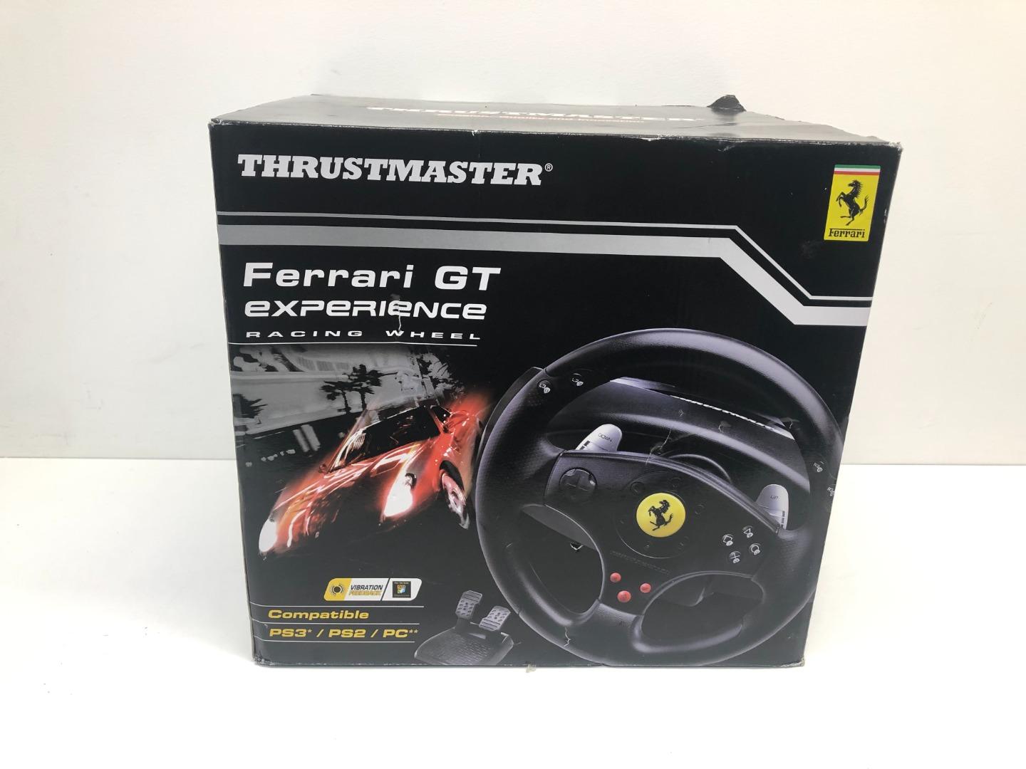 Thrustmaster Ferrari GT Experience PS3 PS2 Racing Wheel