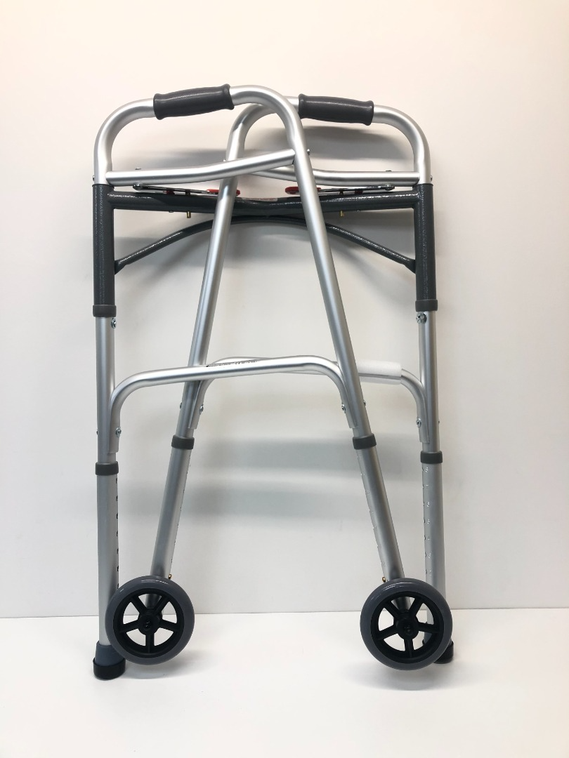 Drive Folding Aluminium Walking Frame with Wheels