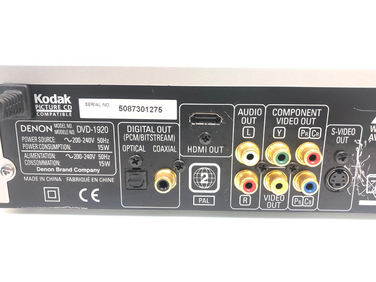 Denon DVD-1920 Super Audio CD DVD Player