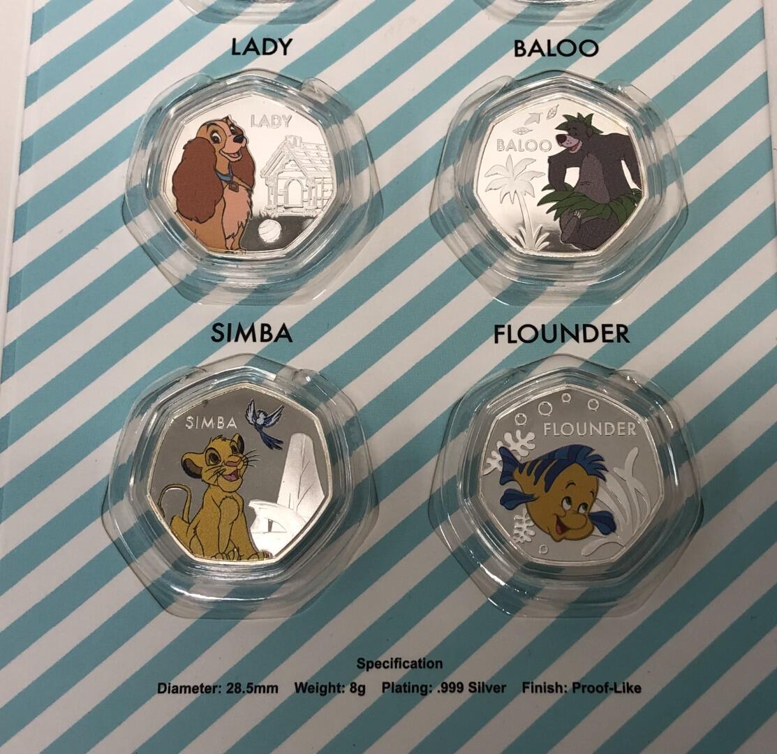 Disney Animals Official Collector Pack Coin Set by The Koin Club