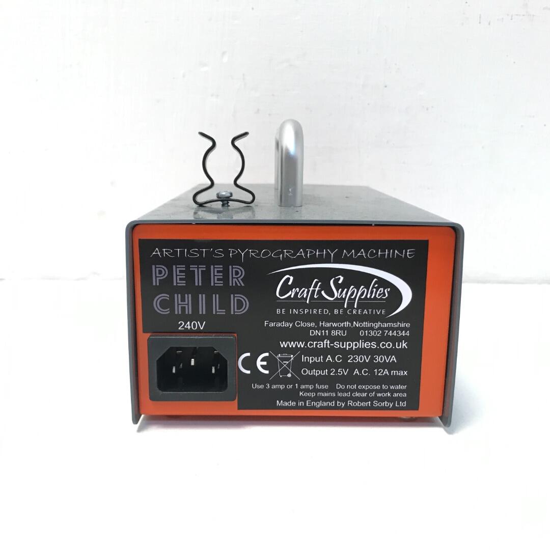 Peter Child Artists Pyrography Machine