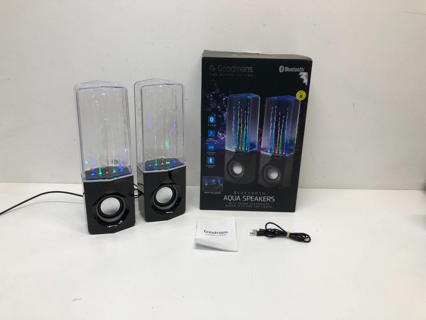Goodmans Bluetooth Aqua Speakers