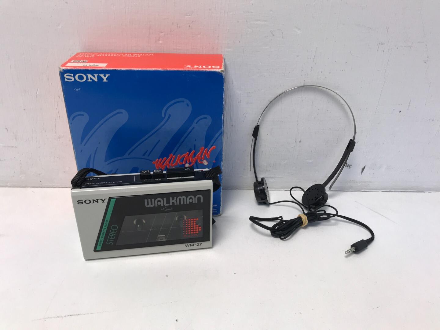 Vintage Sony WM-22 Walkman Cassette Player