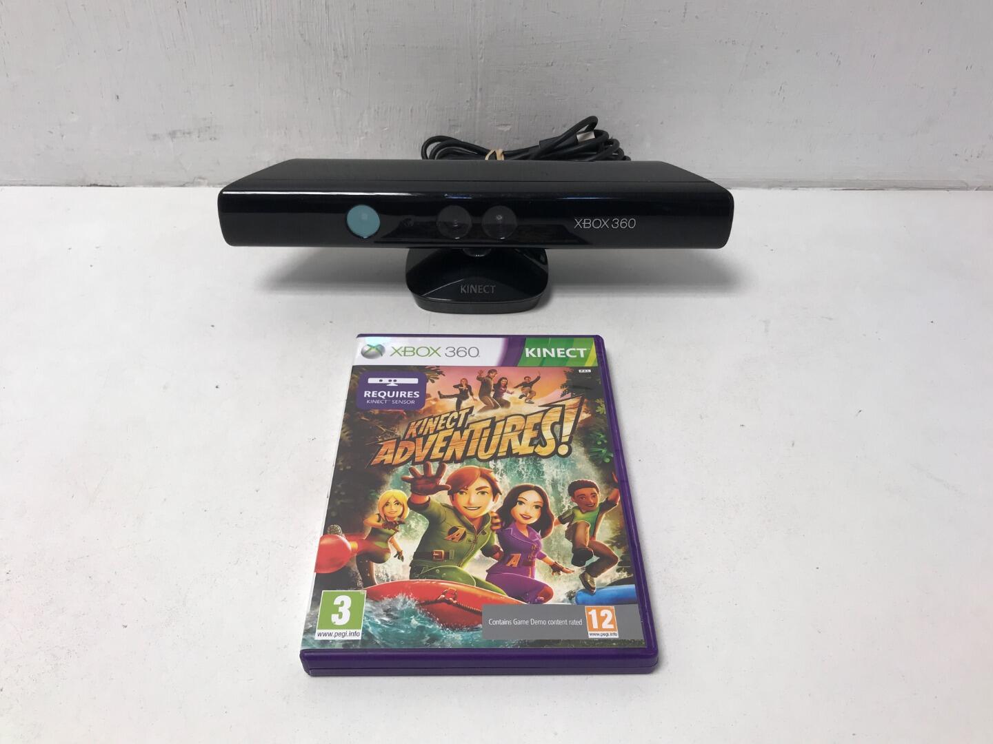 Xbox 360 Kinect Sensor with Kinect Adventures Xbox 360 Game