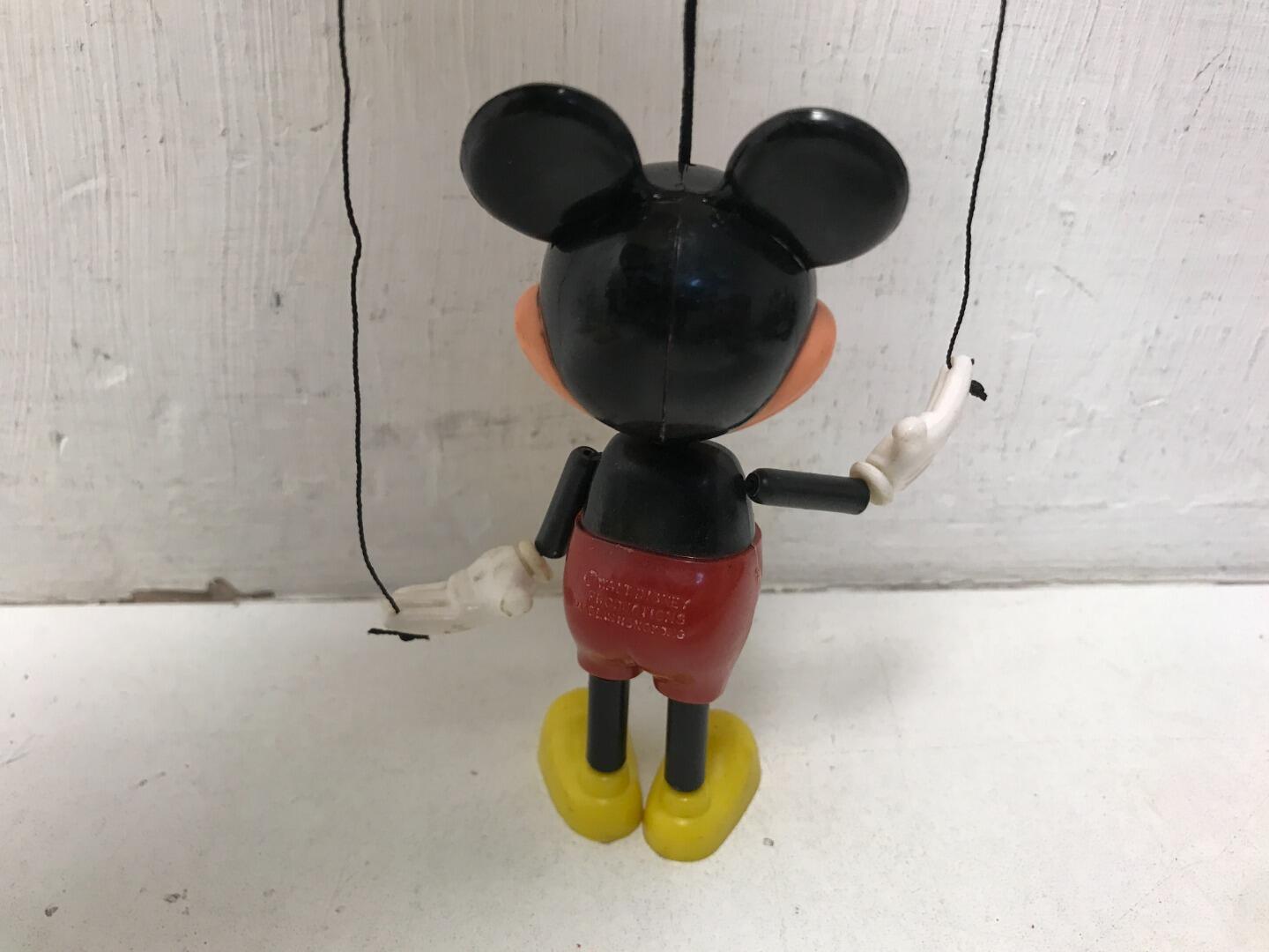 Vintage Disney Mickey Mouse String Puppet