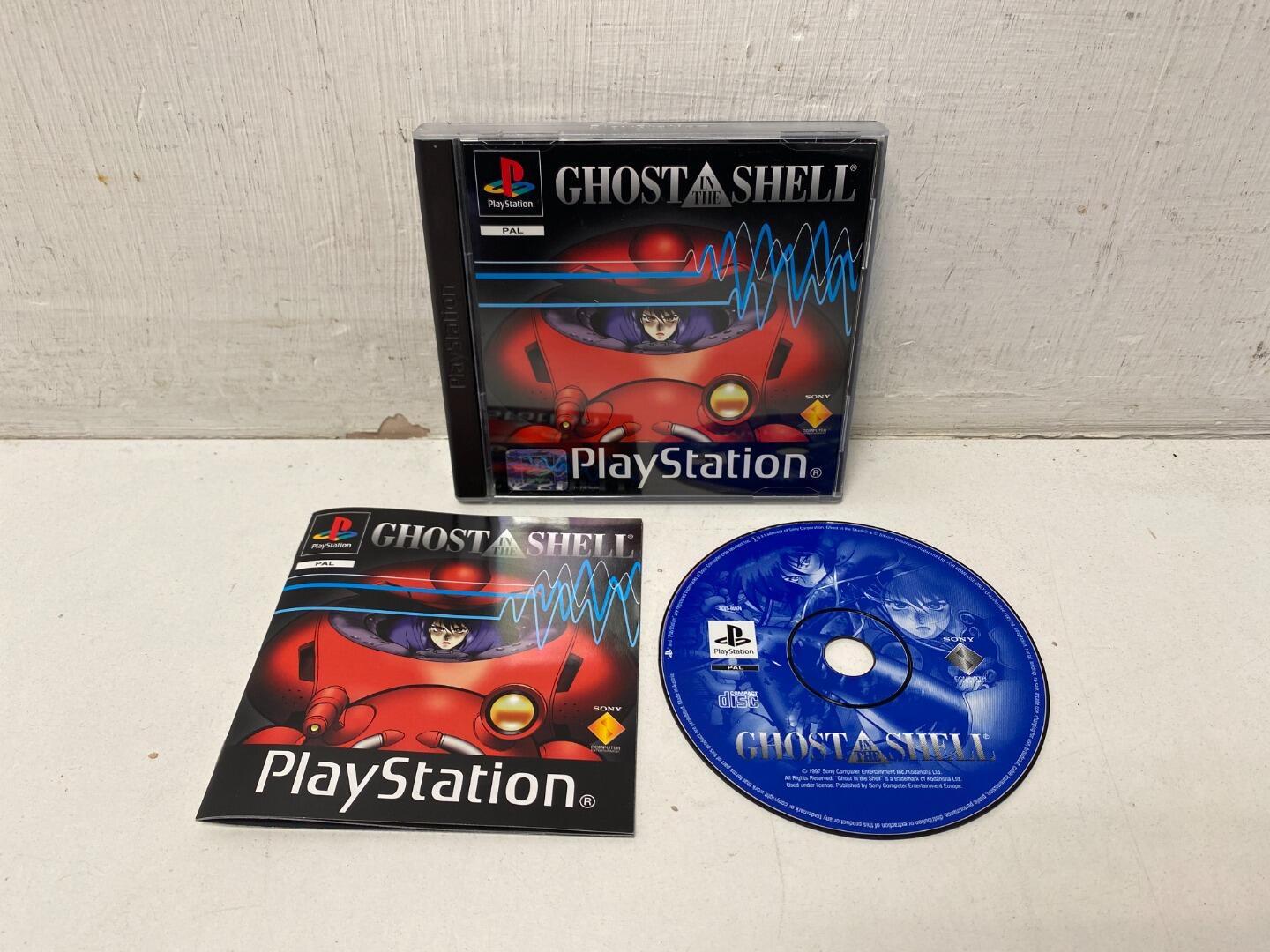 Ghost In The Shell PS1 Game (French copy)
