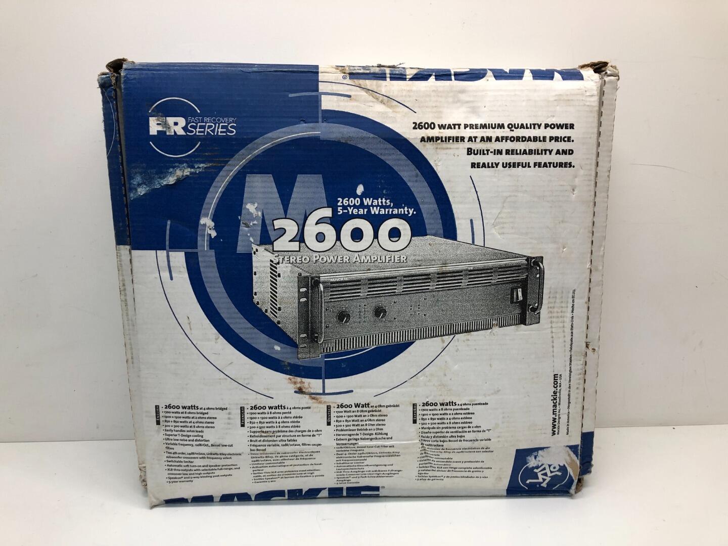 Mackie FR Series M2600 Professional Power Amplifier