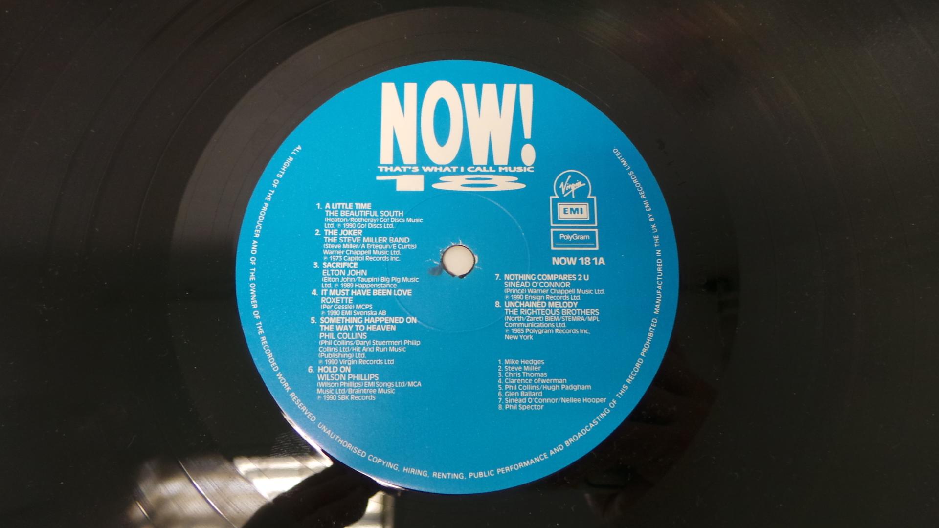 Now That's What I Call Music 18 1990 Vinyl LP - NOW18