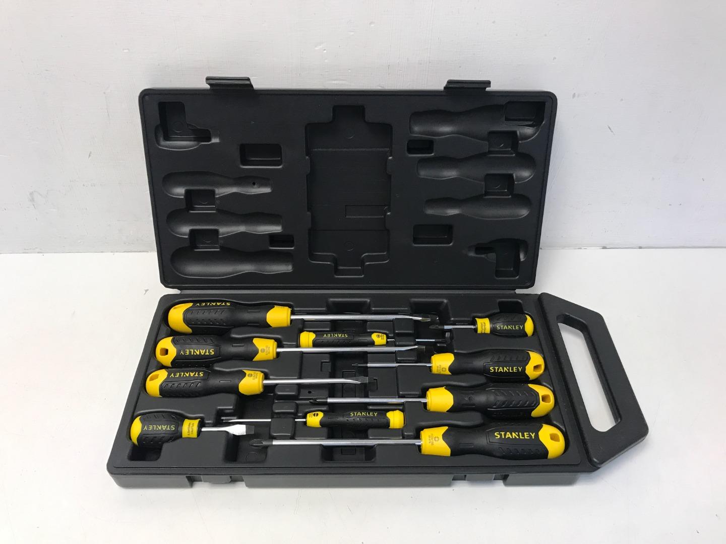 Stanley Cushion Grip 10 Piece Screwdriver Set