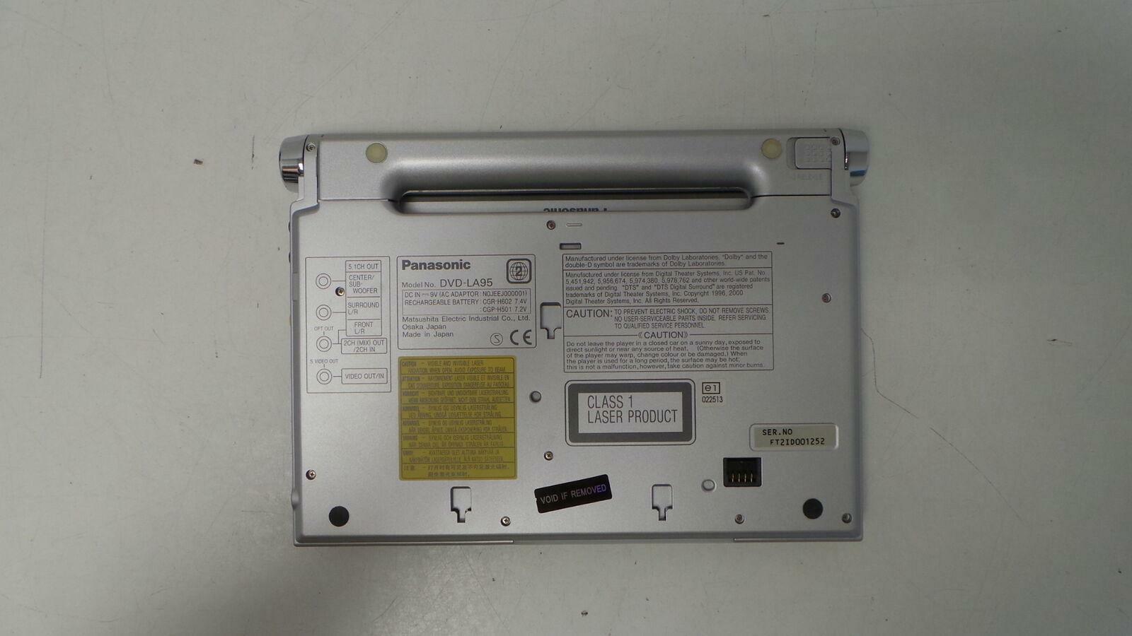 Panasonic DVD-LA95 Portable DVD Player