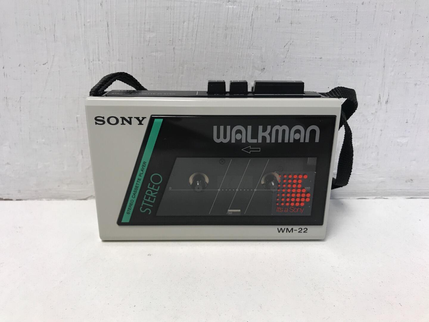 Vintage Sony WM-22 Walkman Cassette Player