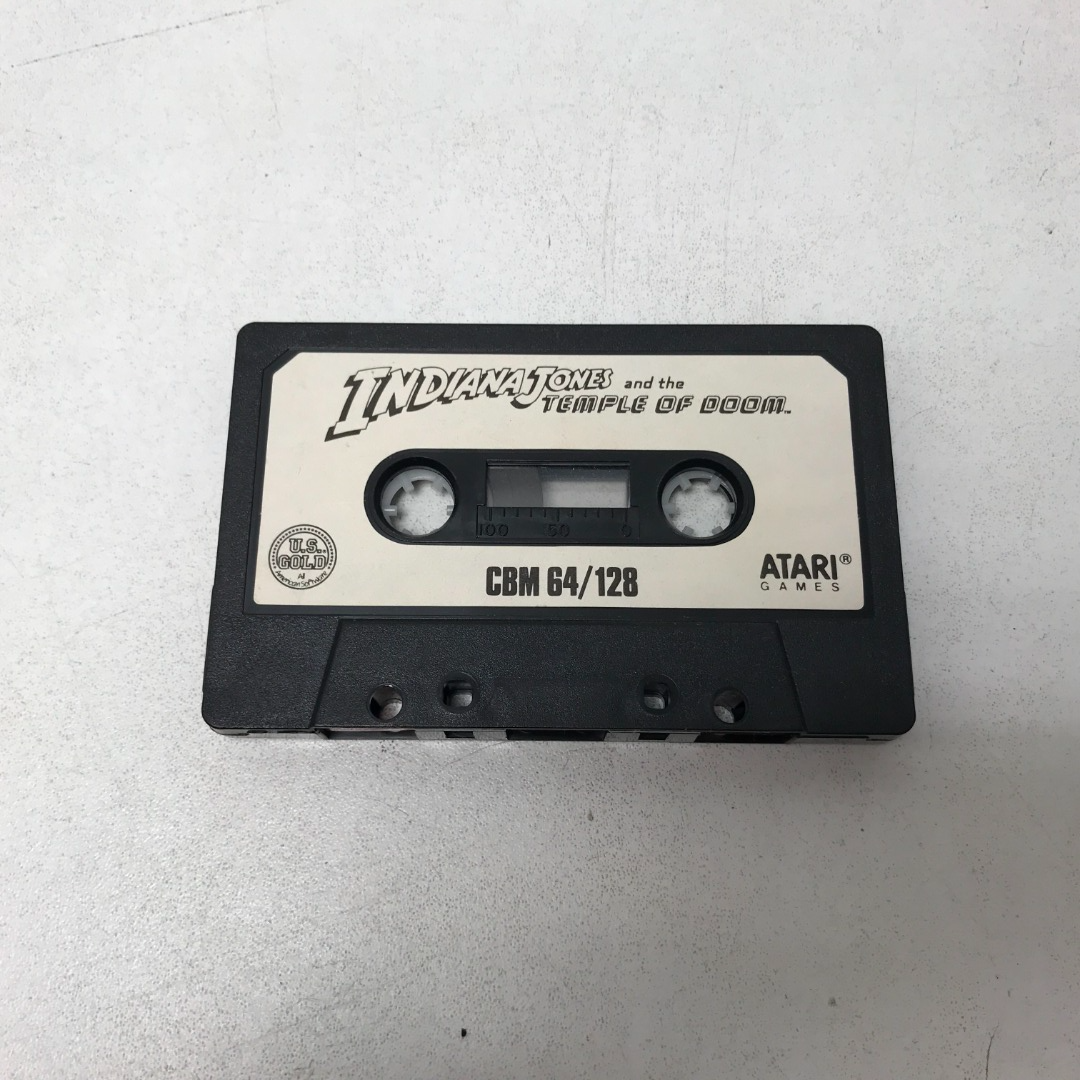 Indiana Jones and the Last Crusade and Temple of Doom Commodore 64 Game