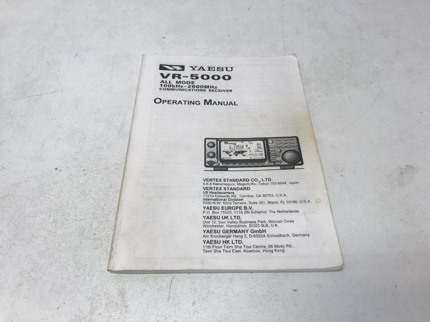 Yaesu VR-5000 Communications Receiver