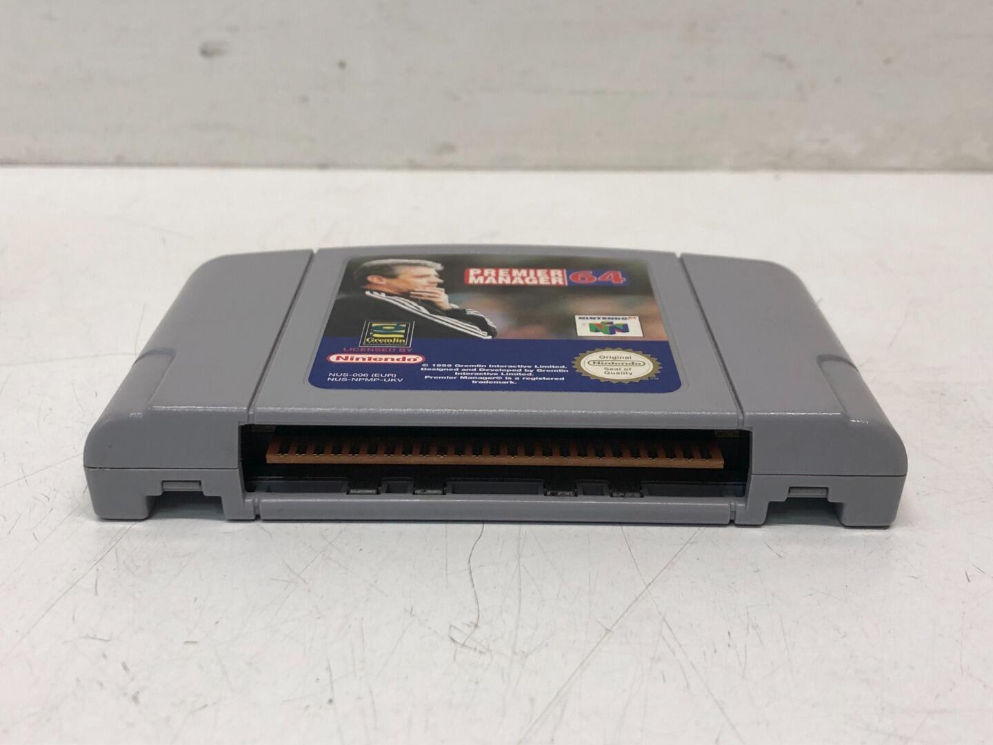 Premier Manager 64 Nintendo 64 Game
