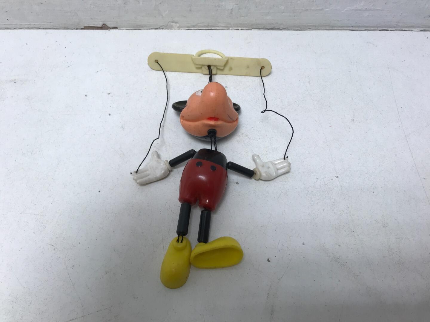 Vintage Disney Mickey Mouse String Puppet