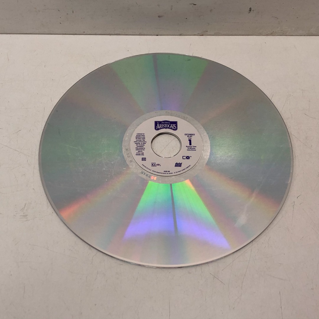 A Walt Disney Masterpiece The Aristocats Stereo Laser Disc - NTSC