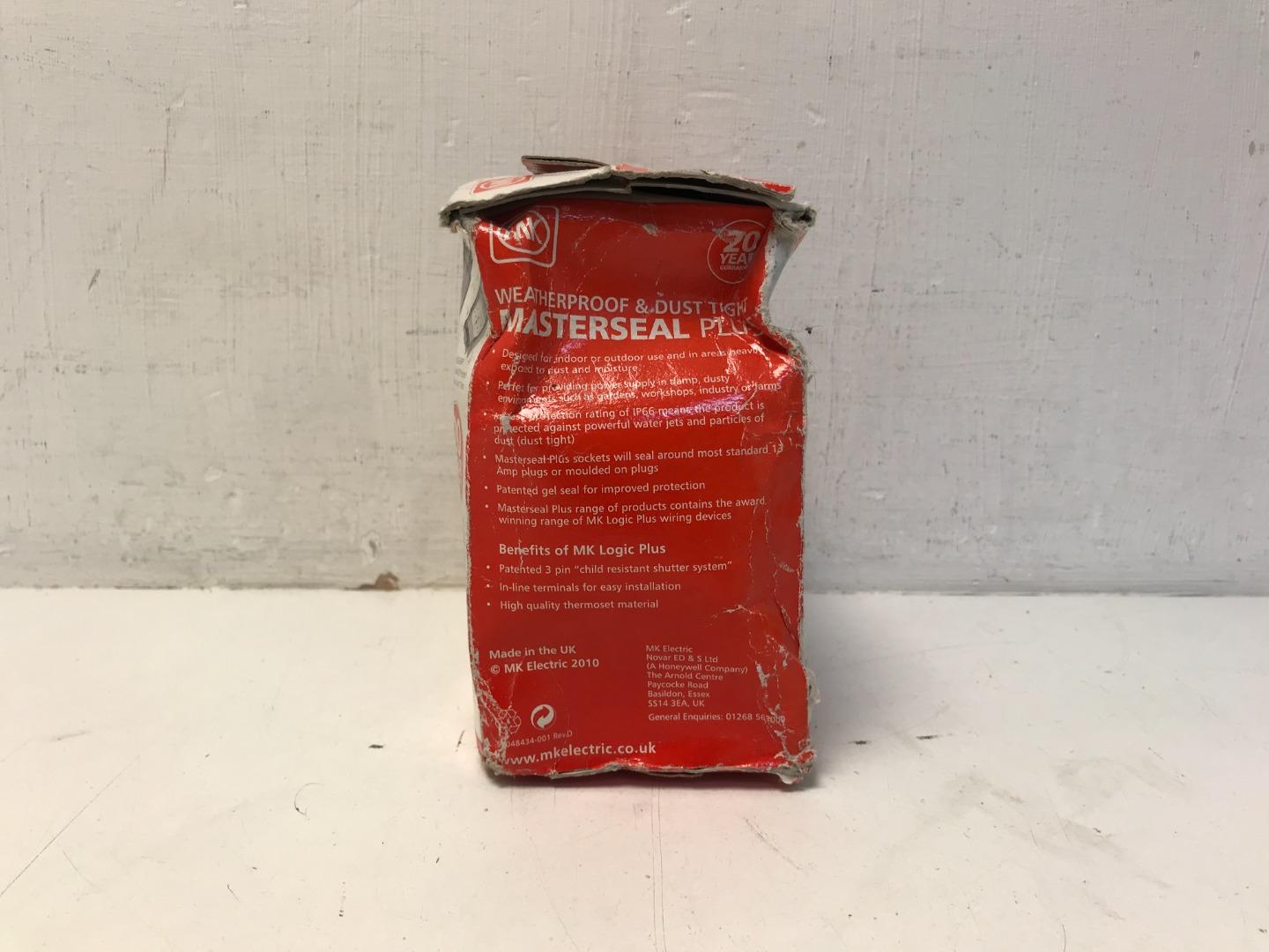 Outdoor Double Switched Masterseal Plus Socket by MK