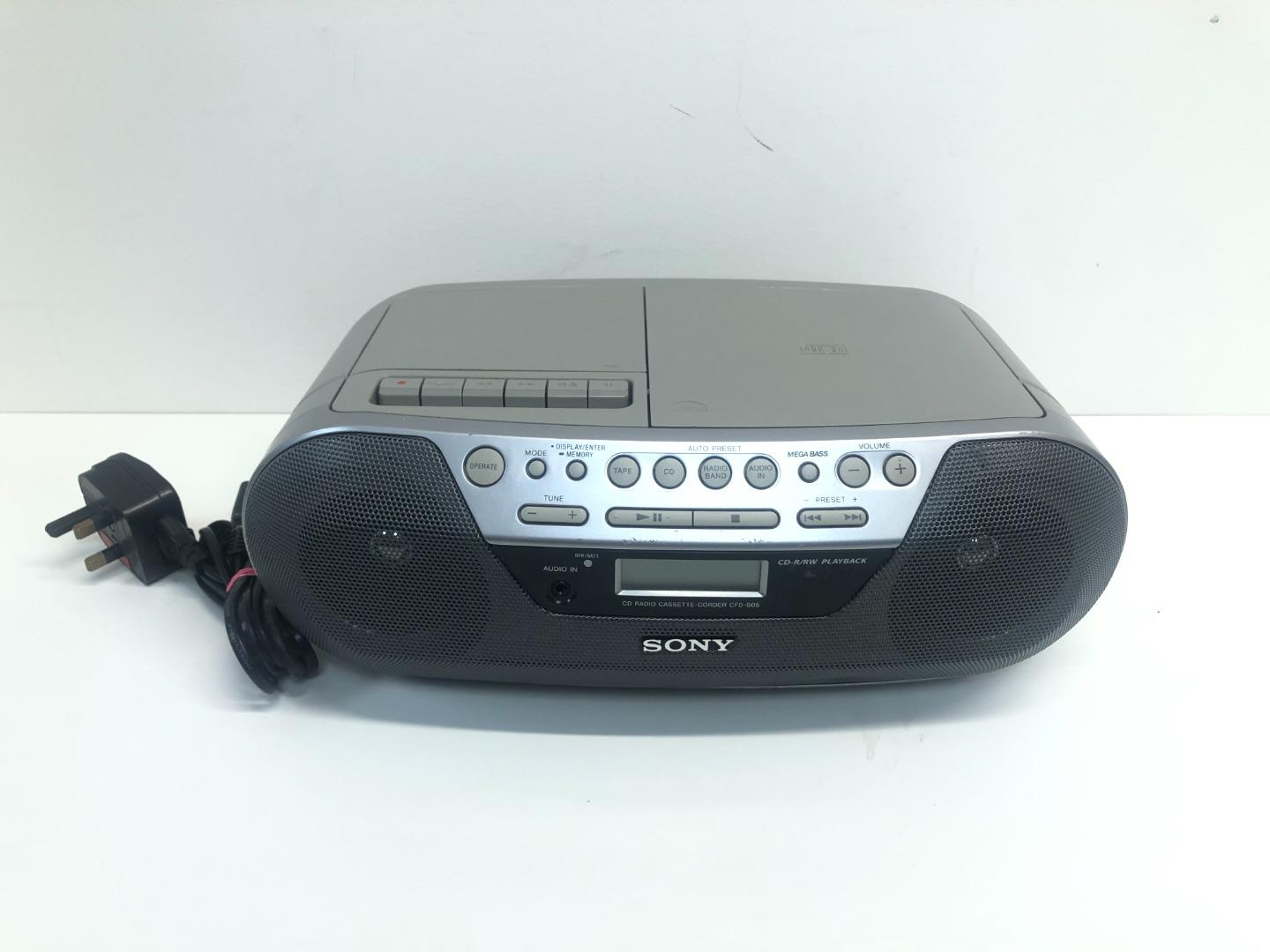 Sony CFD-S05 CD Tape Boombox