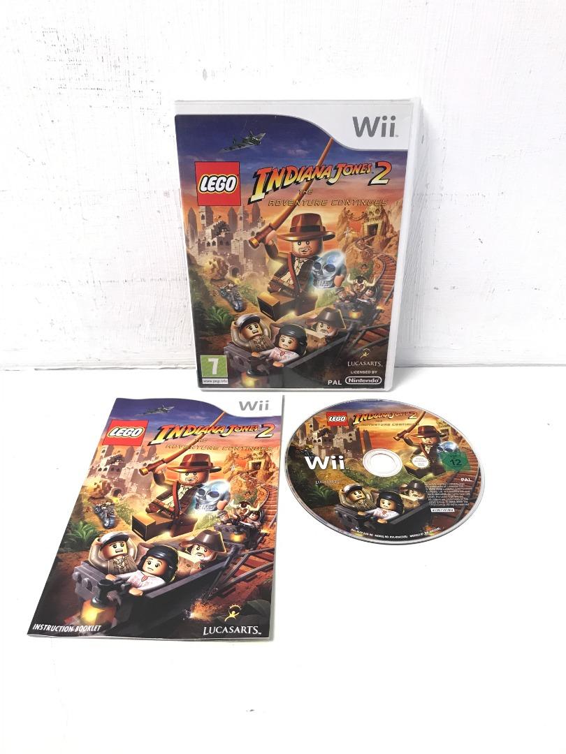 Lego Indiana Jones 2 The Adventure Continues Nintendo Wii Game