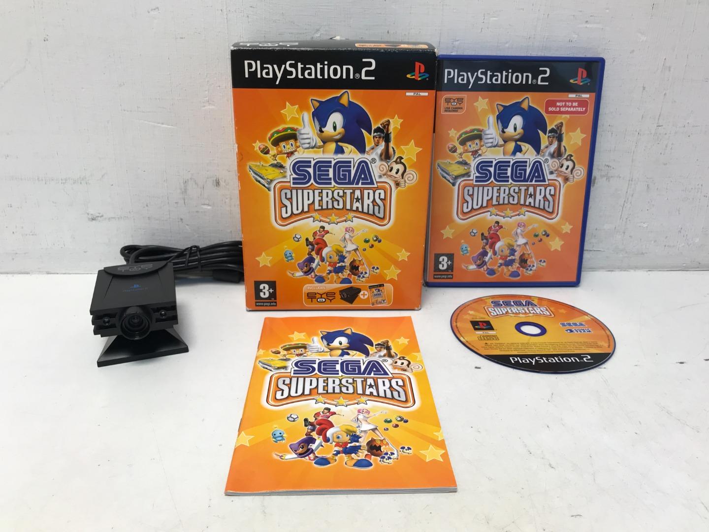 Sega Superstars PS2 Game and Eye Toy
