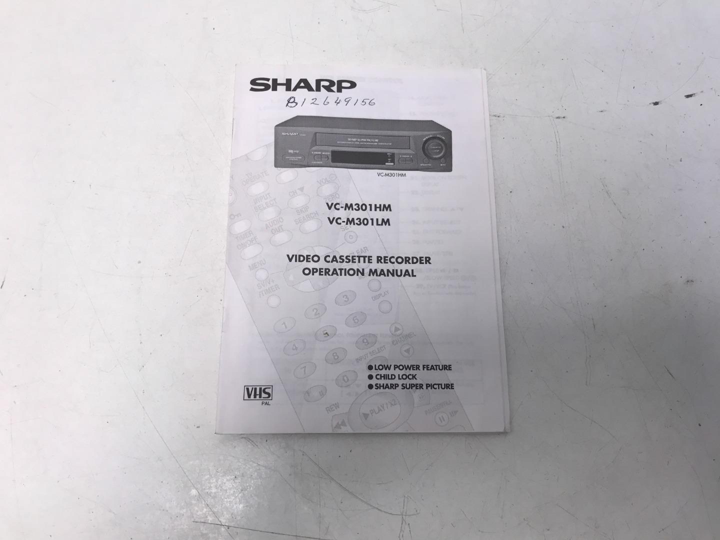 Sharp VC-M301 VHS VCR Player Recorder