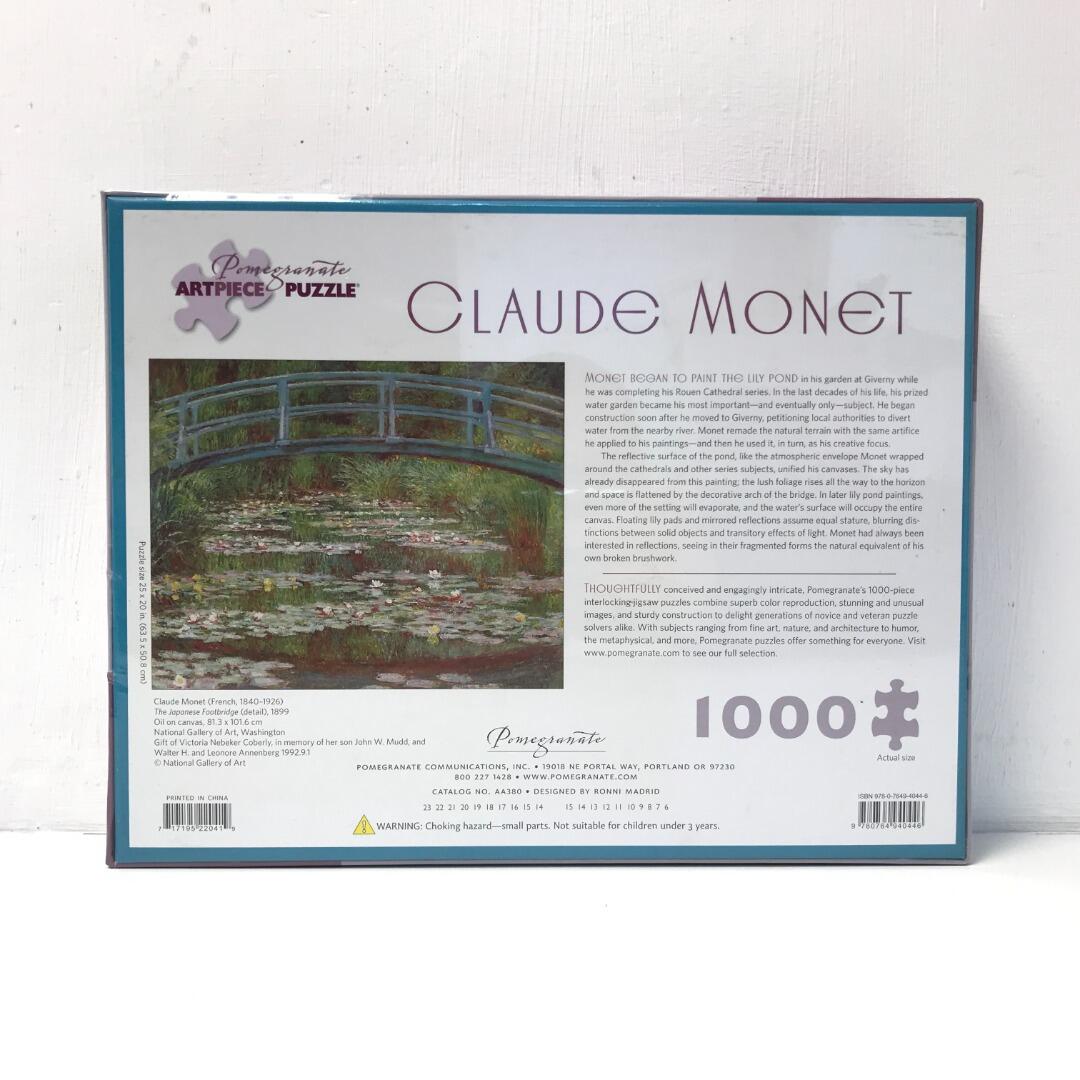 Claude Monet 1000 Piece Jigsaw Puzzle by Pomegranate Artpiece Puzzle