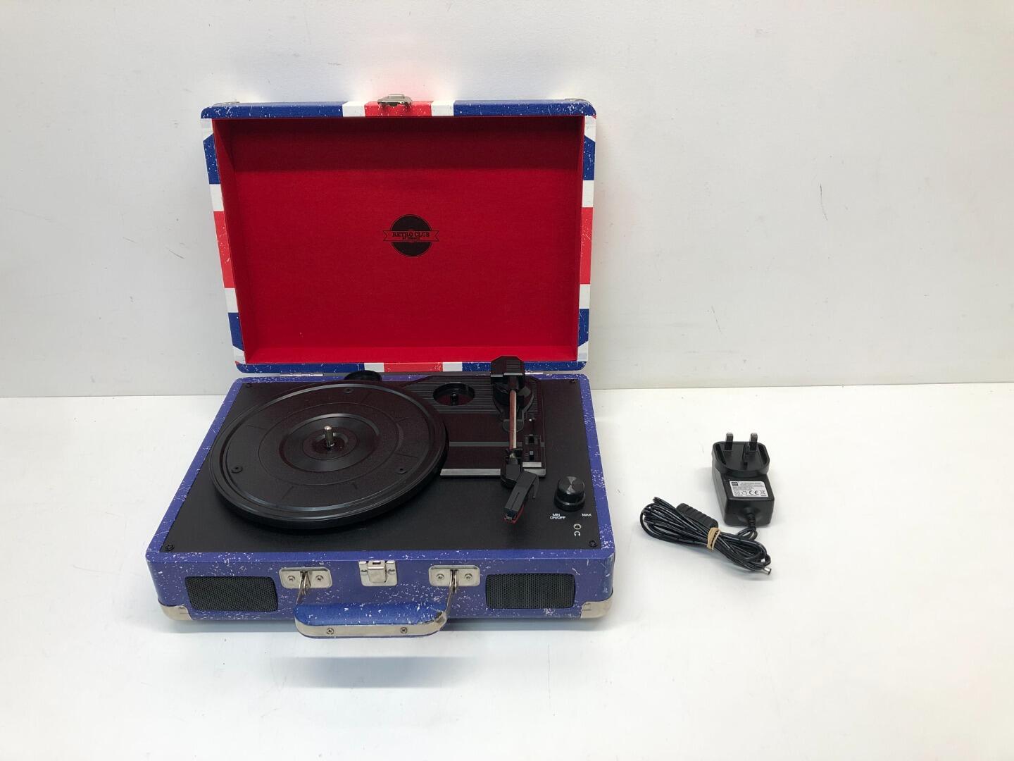 Zennox Retro Club Briefcase Turntable