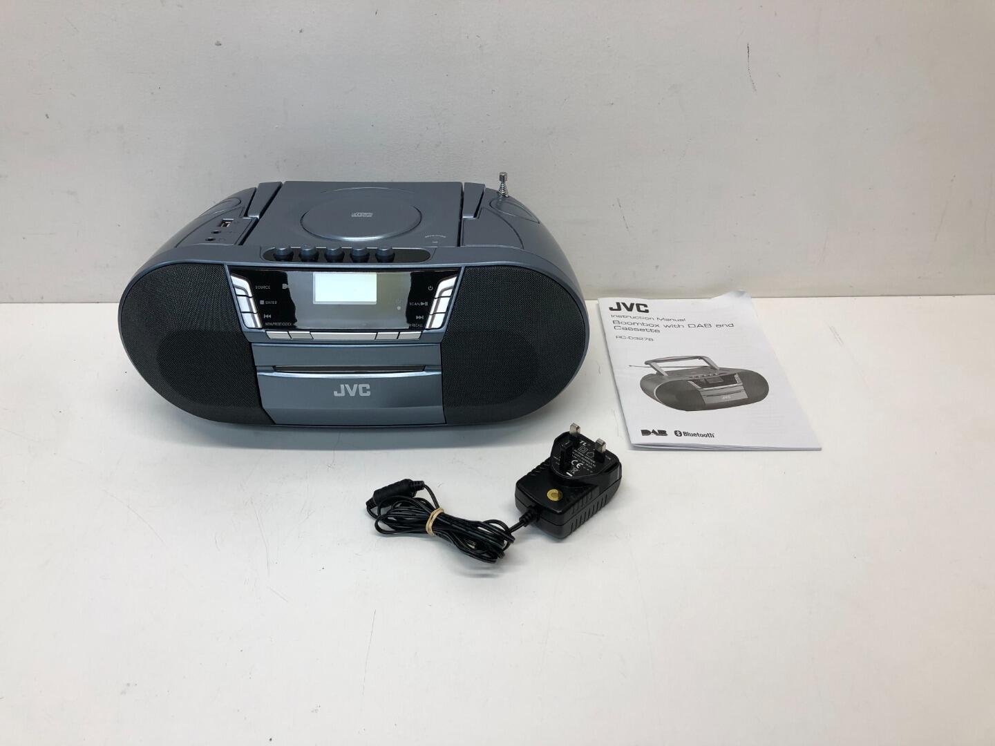 JVC RC-D327B Portable DAB Boombox