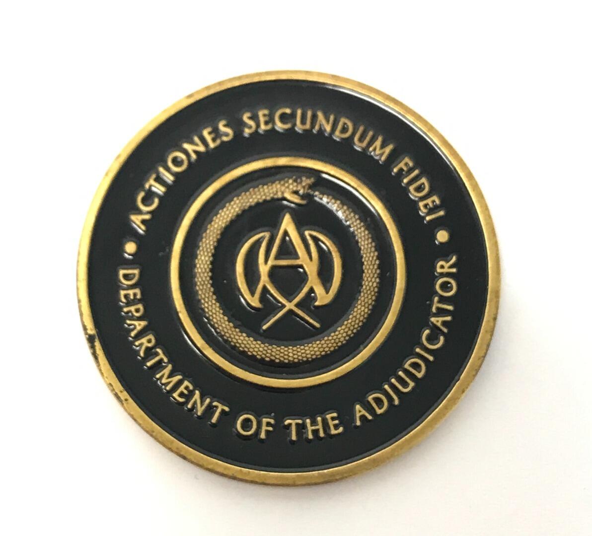 John Wick Department Of The Adjudicator Coin
