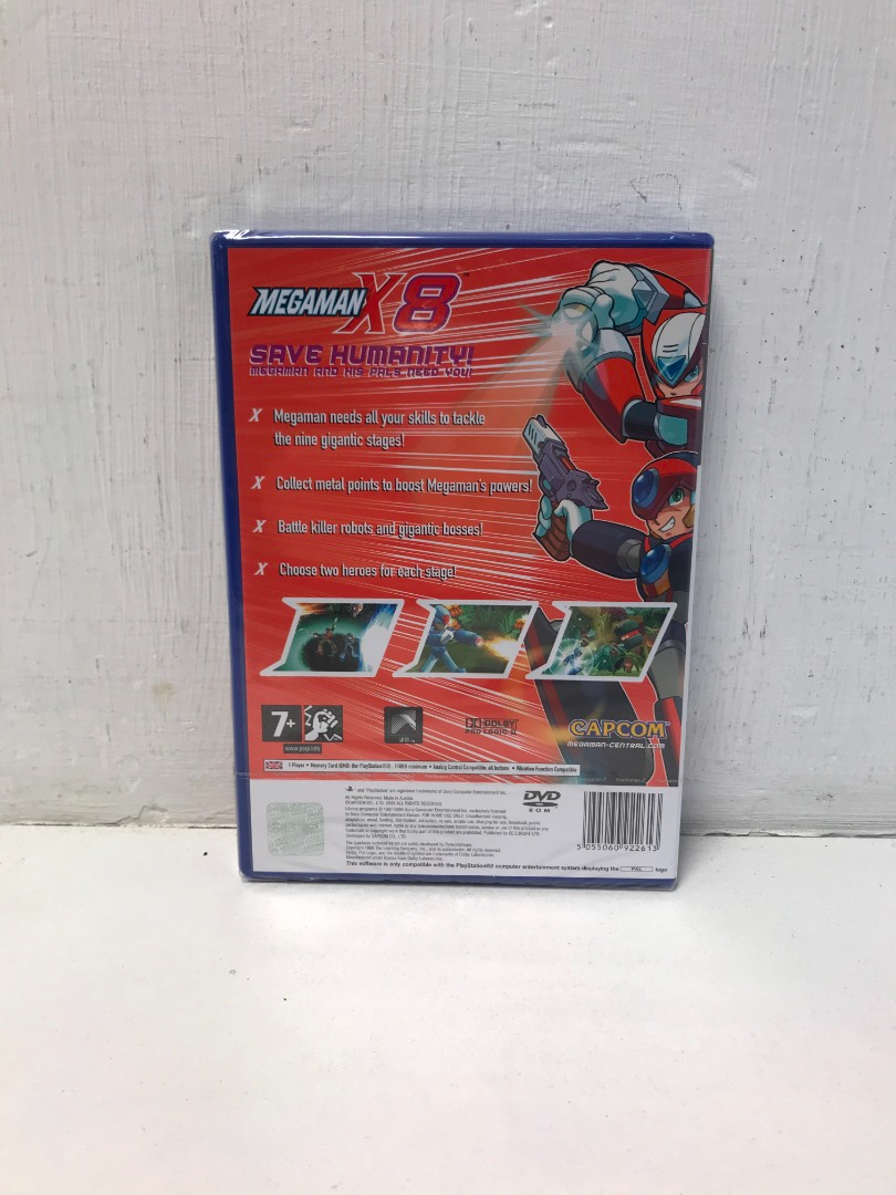 Megaman X8 PS2 Game
