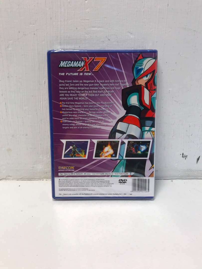 Megaman X7 PS2 Game