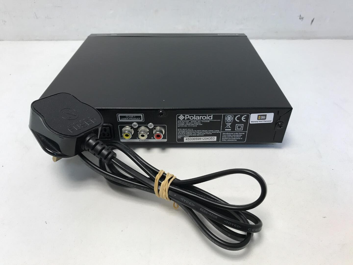 Polaroid DV2202B DVD Player (no remote)