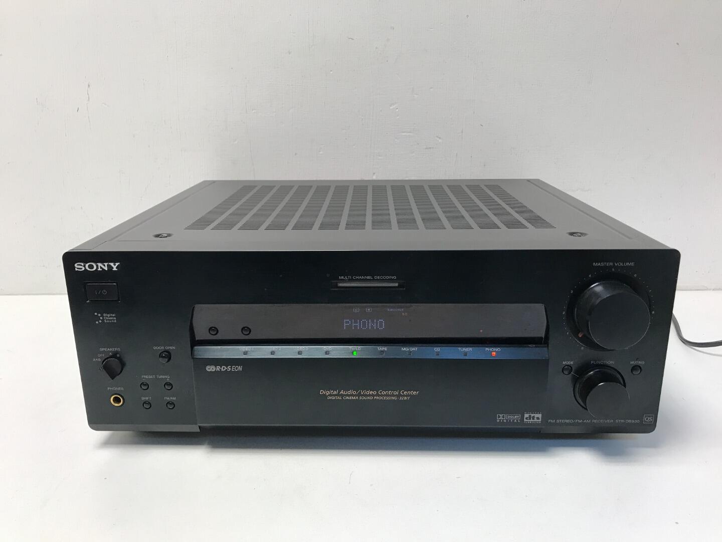 Sony STR-DB930 AV Receiver (read description)