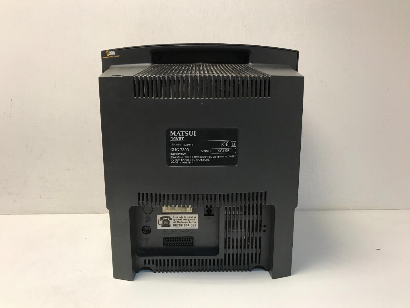 Matsui 14V2T Analogue 14'' CRT Portable TV (no remote)