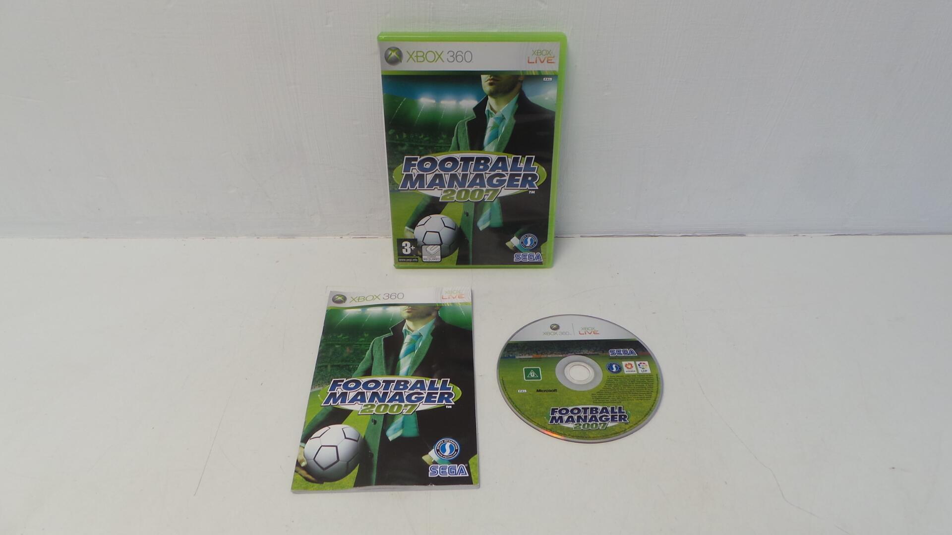 Football Manager 2007 Xbox 360 Game