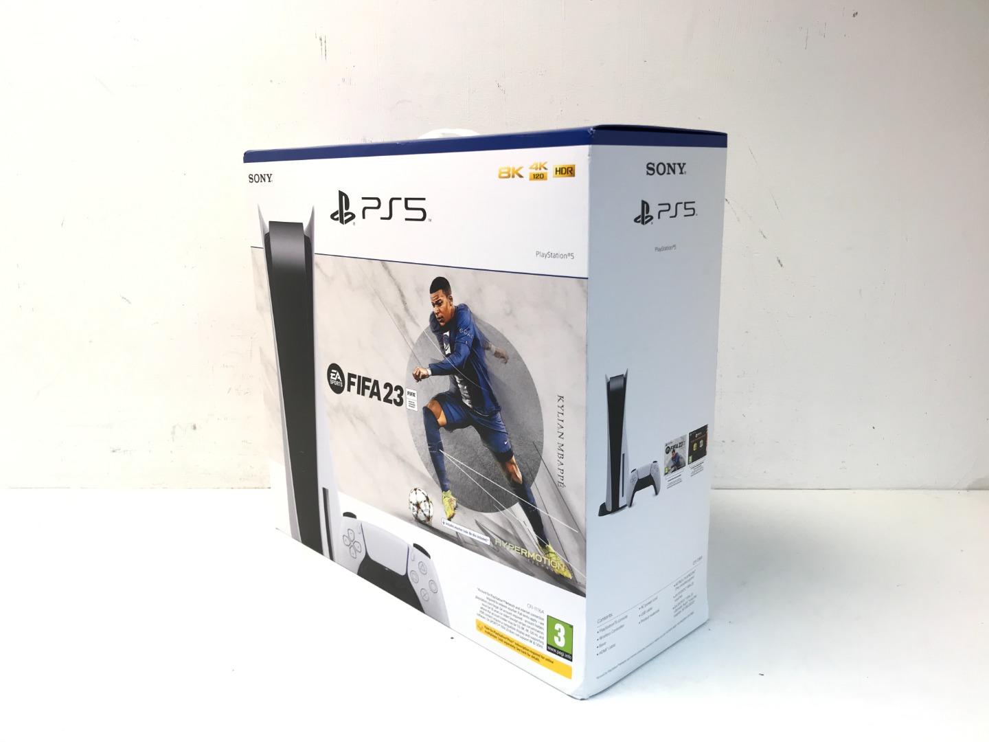 Sony PS5 Disc Console with FIFA 23