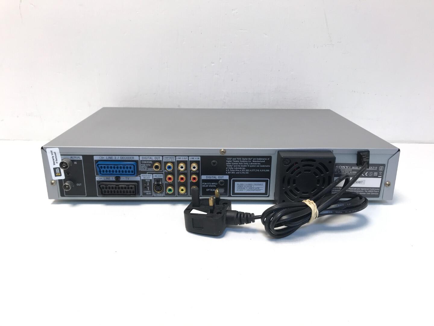 Sony RDR-GX210 DVD Recorder