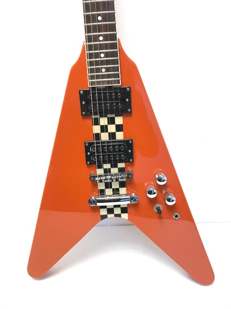 Stagg G Force Flying V Electric Guitar - Metallic Orange