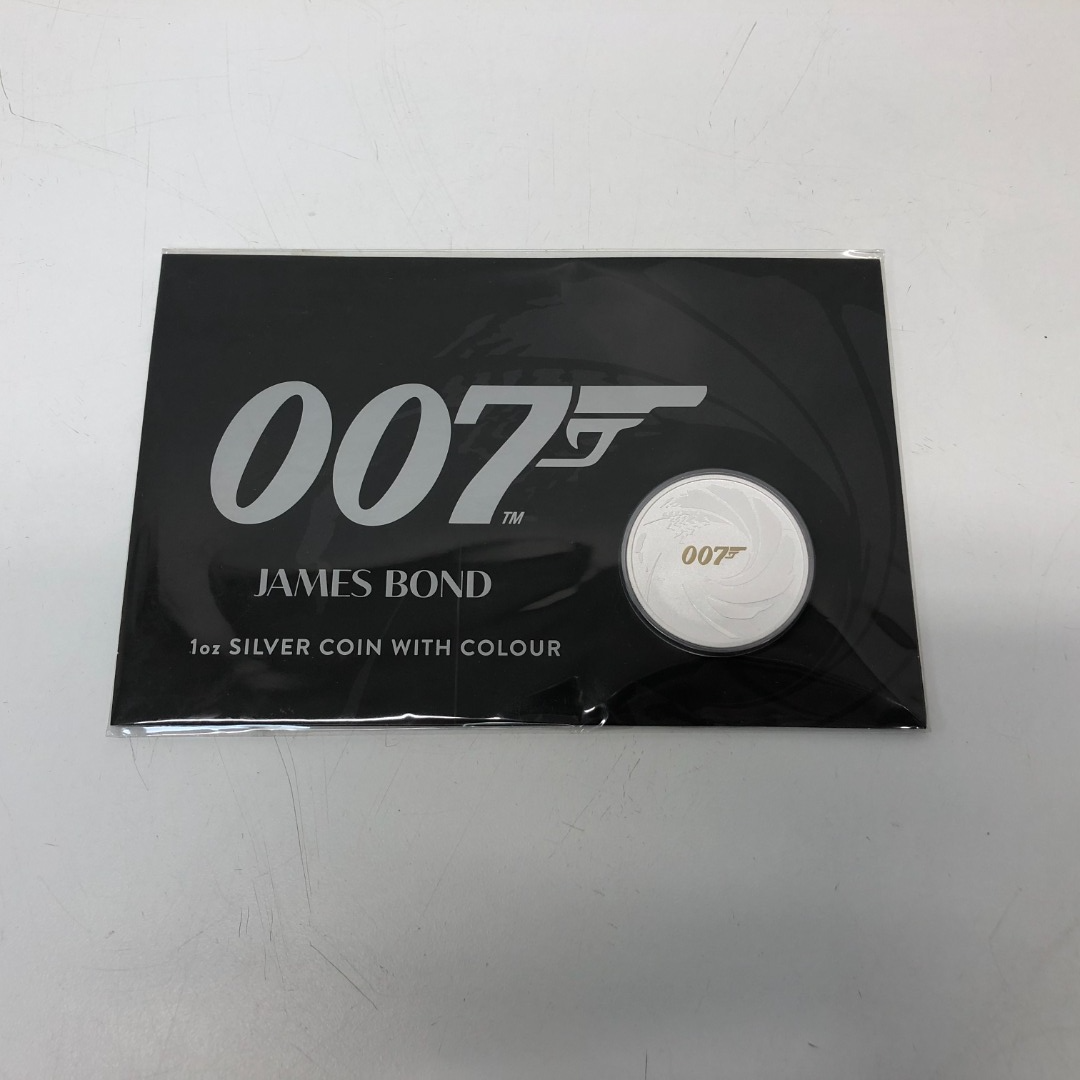 007 James Bond 1oz Silver Coin by The Perth Mint