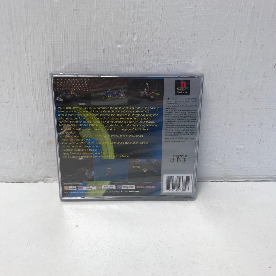 Moto Racer World Tour Platinum PS1 Game