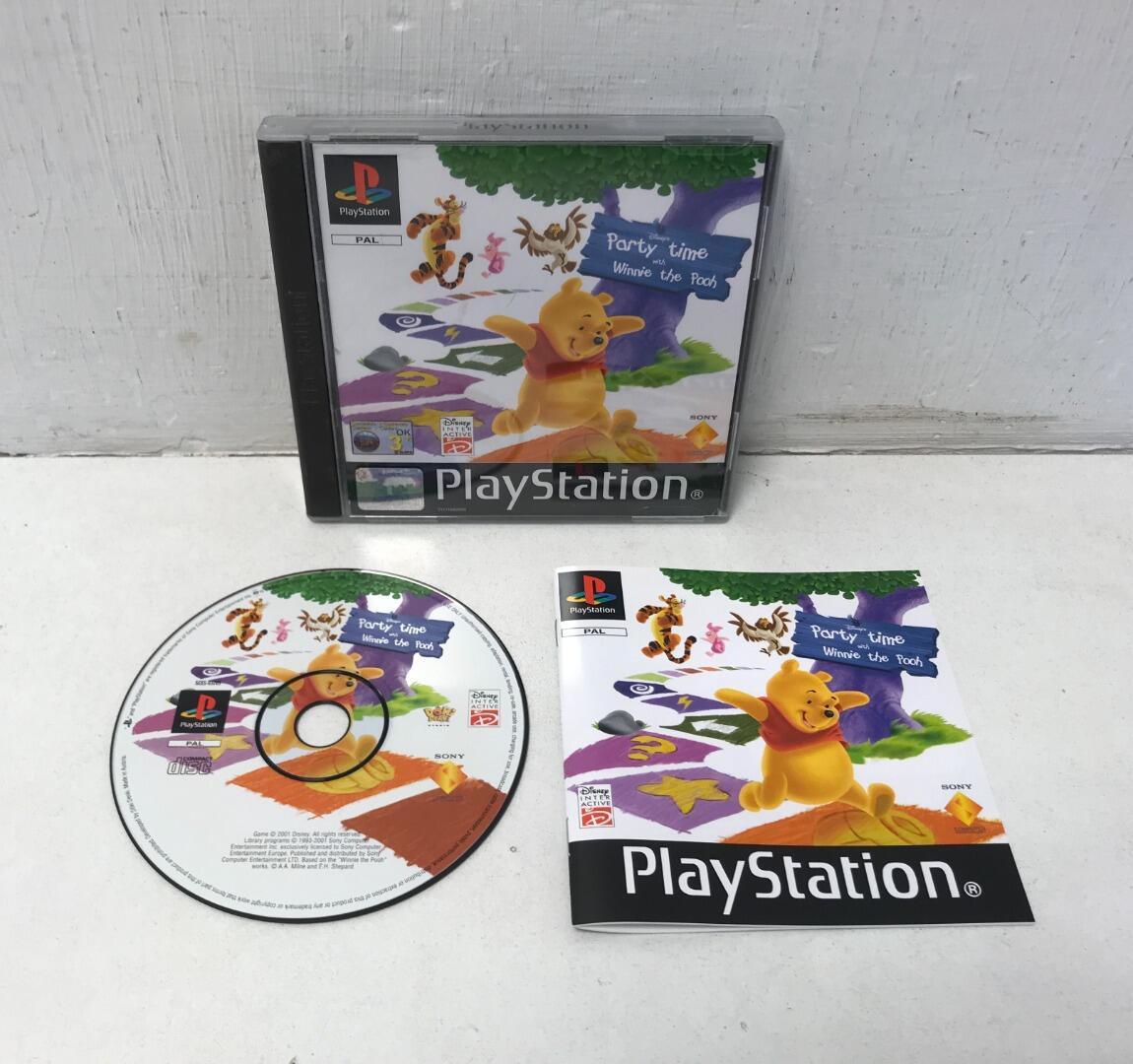 Disney's Party Time with Winnie the Pooh PS1 Game
