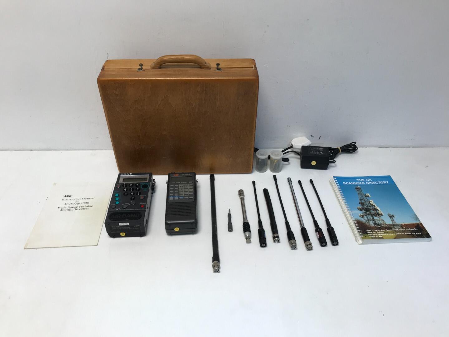 Vintage Sony AIR-7 Air Band/FM/AM PLL Synthesized Receiver and AOR ...