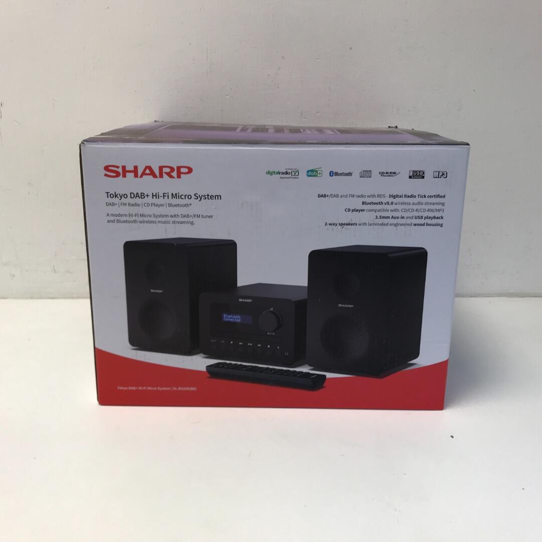 Sharp Tokyo Bluetooth HiFi Micro Sound System with Dab+ Radio