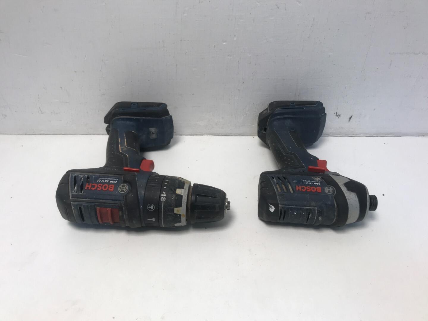 Bosch 18V Cordless Combi Drill and Impact Driver Set
