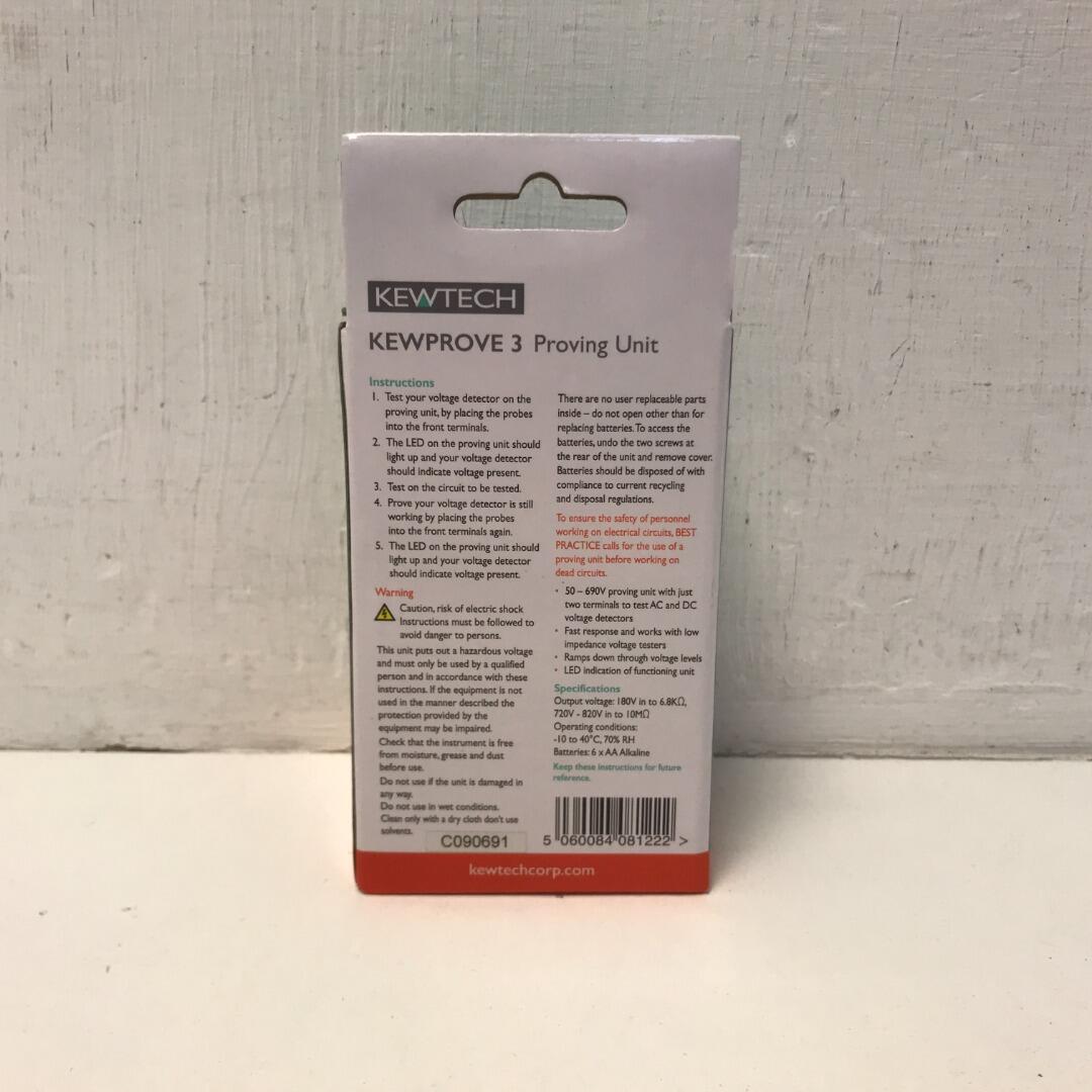 Kewtech KEWPROVE 3 Proving Unit