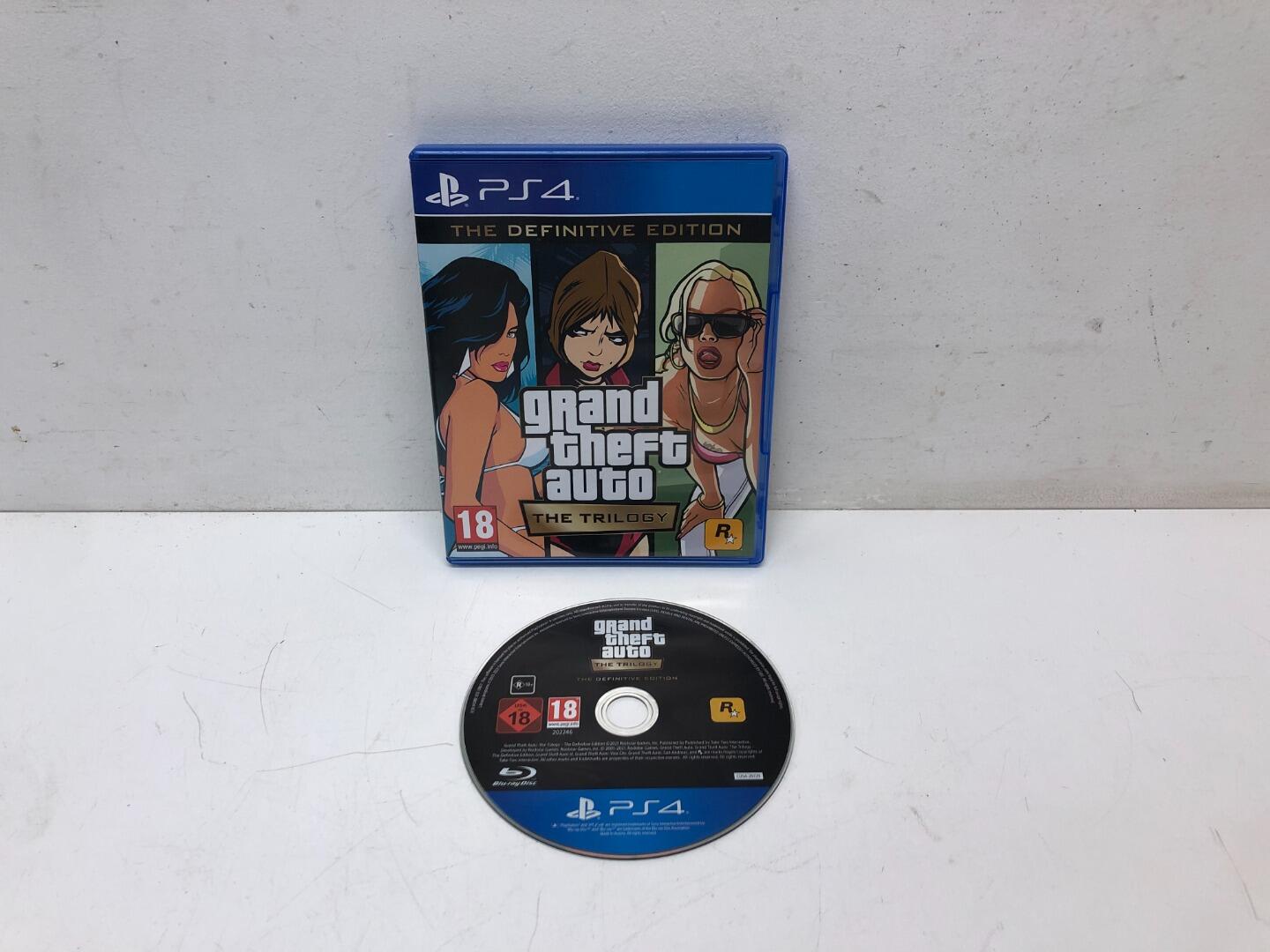 Grand Theft Auto The Trilogy The Definitive Edition PS4 Game